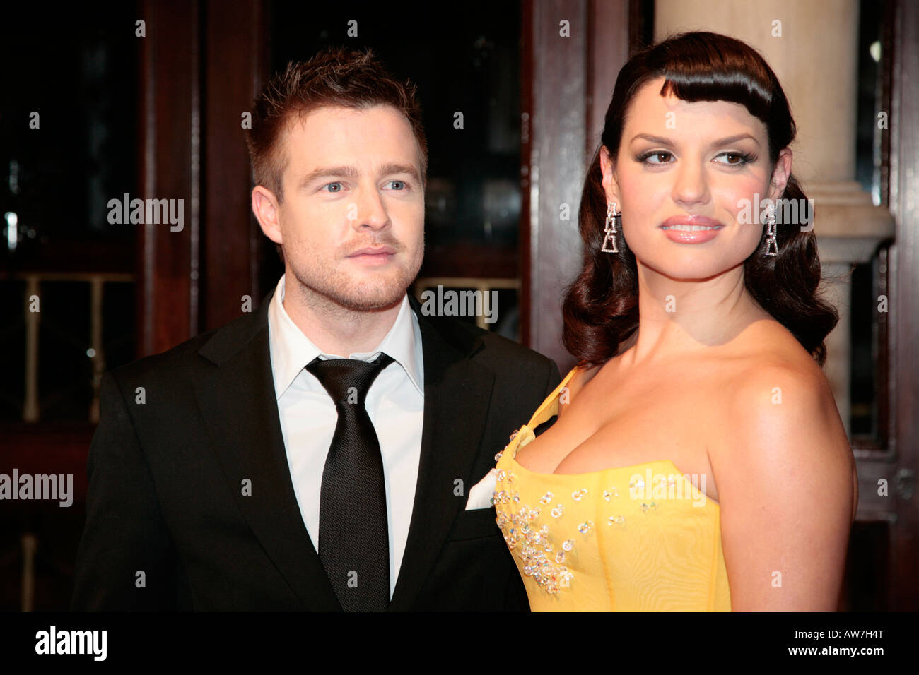 aidan power and caroline morahan on the red carpet at the Irish Film ...