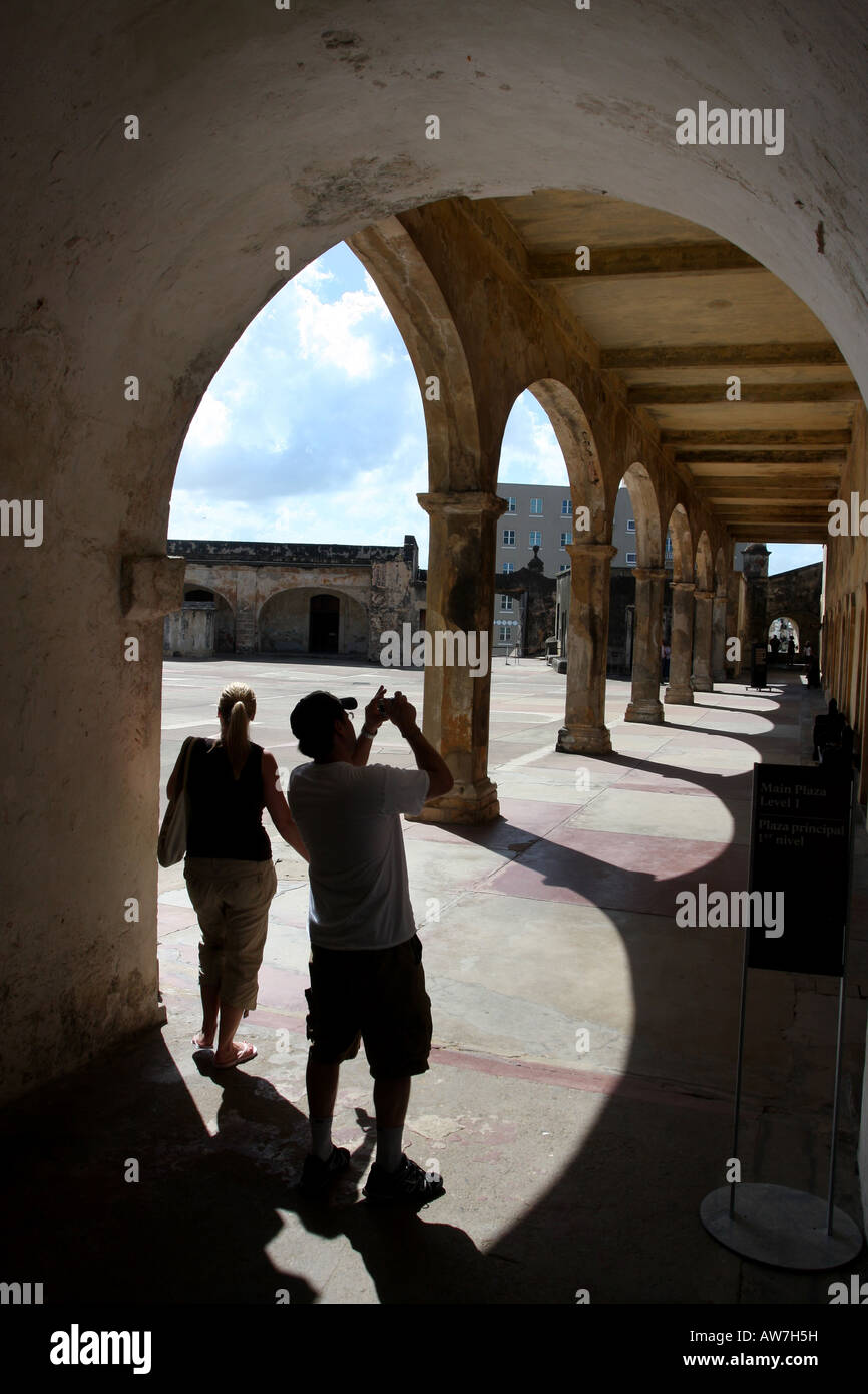 san cristobal fort Old San Juan Puerto Rico Stock Photo - Alamy