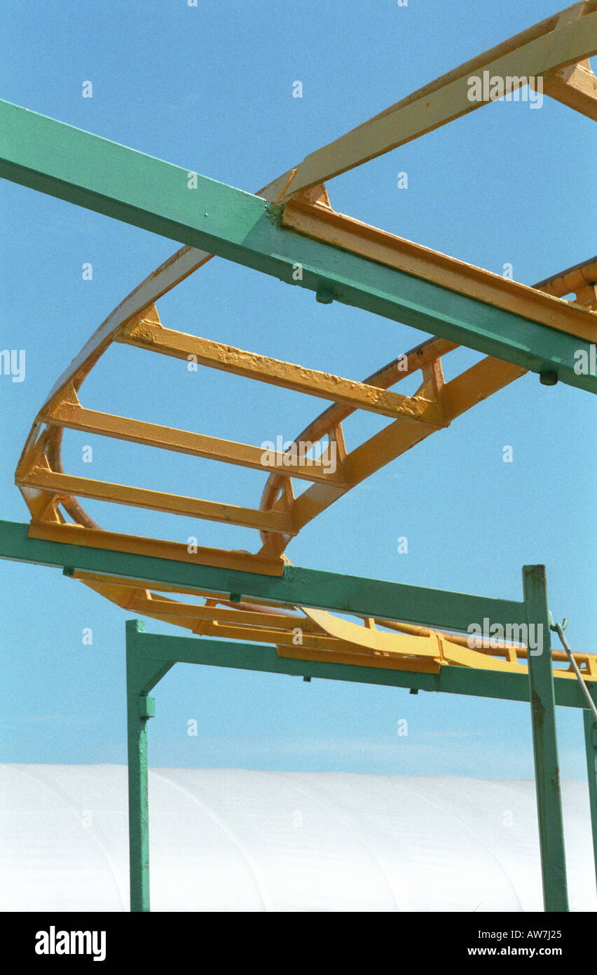 roller coaster track Stock Photo - Alamy