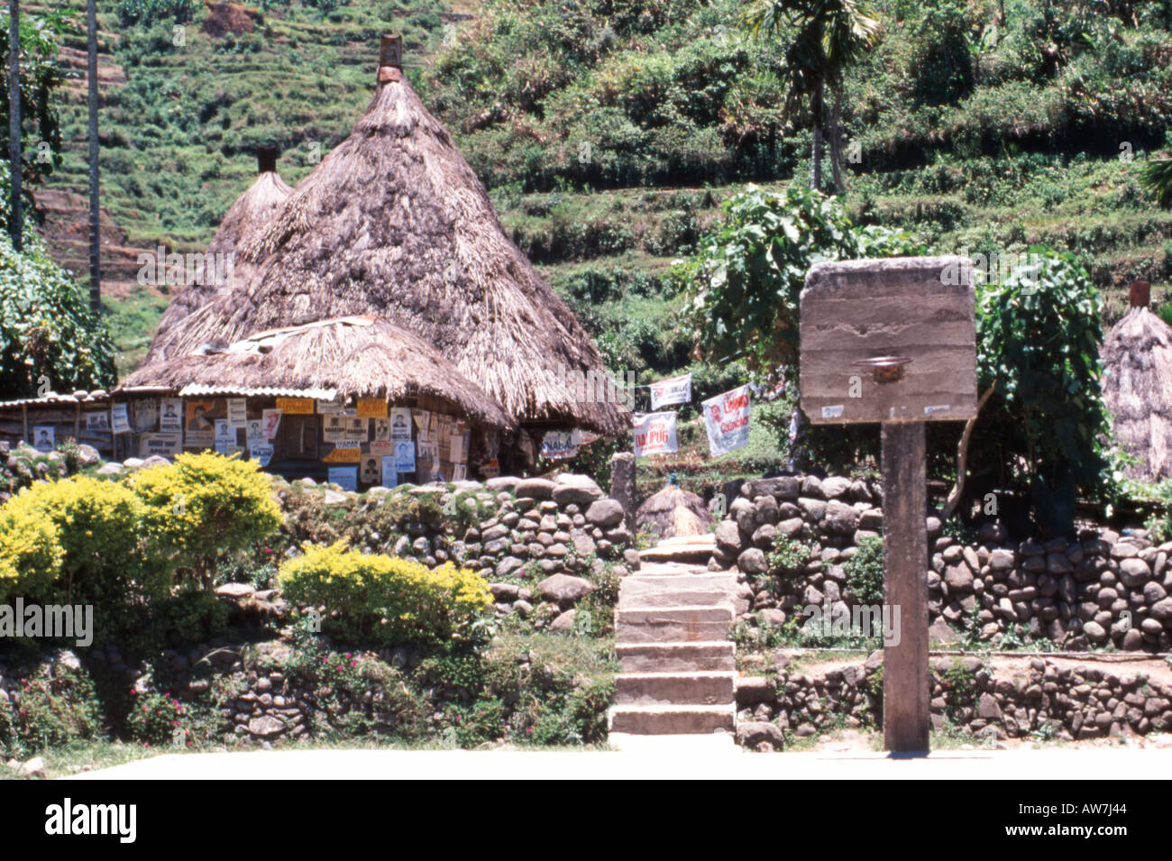 Traditional Houses Cambulo Village Luzon Philippines Stock Photo - Alamy