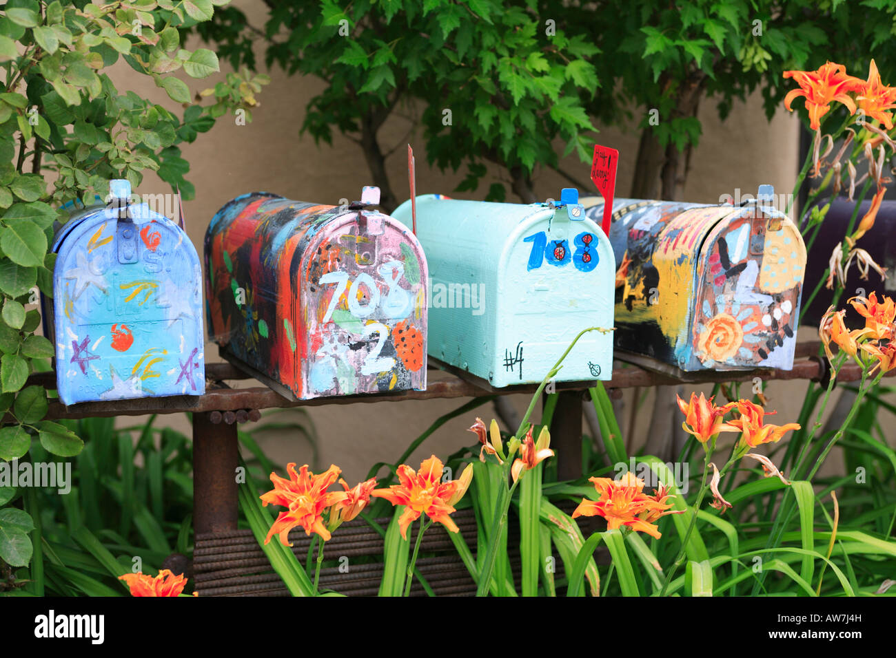 Canyon road mailboxes hi-res stock photography and images - Alamy