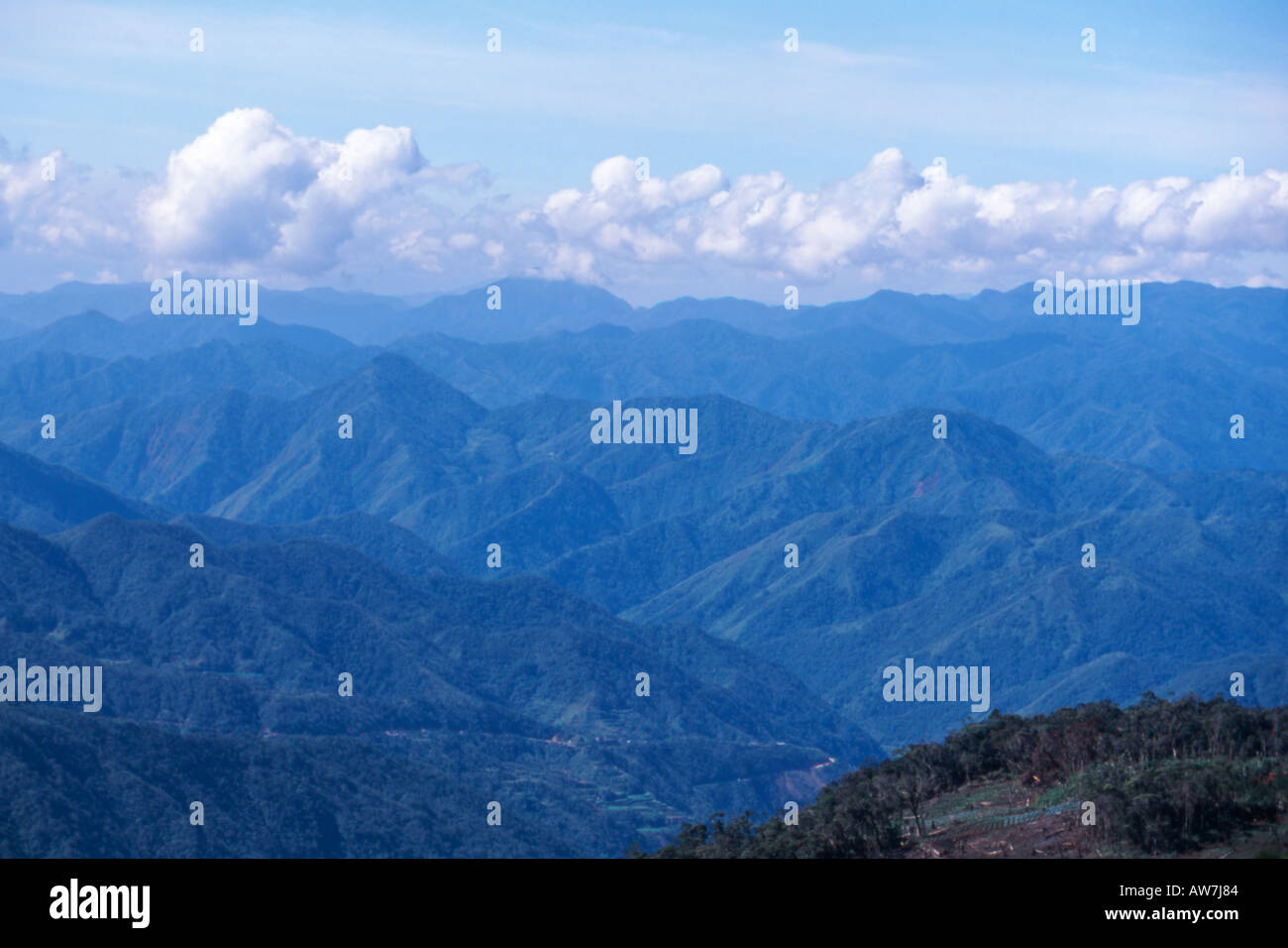 Mountain Landscape Luzon Northern Philippines Stock Photo - Alamy
