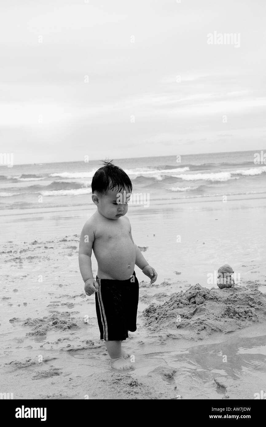 Kid boy on white shirt Black and White Stock Photos & Images - Alamy