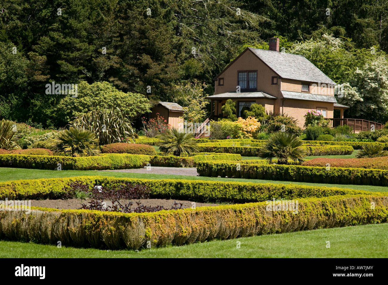 Shore Acres Gardens State Park, Oregon, USA Stock Photo - Alamy