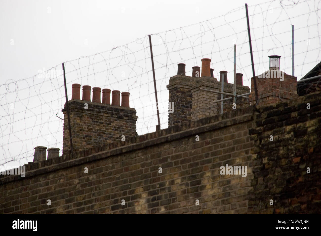 Council housing in the multicultural working class area of Whitechapel ...