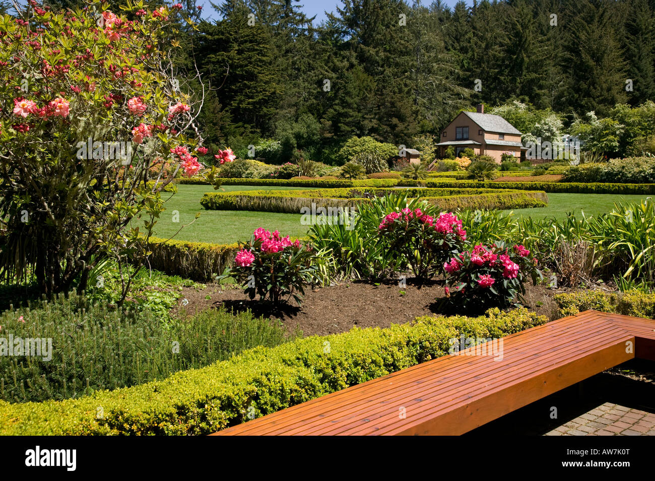 Shore Acres Gardens State Park, Oregon, USA Stock Photo - Alamy