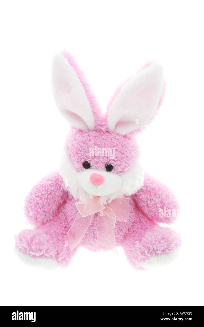 Pink bunny rabbit soft cuddly toy hi-res stock photography and images ...