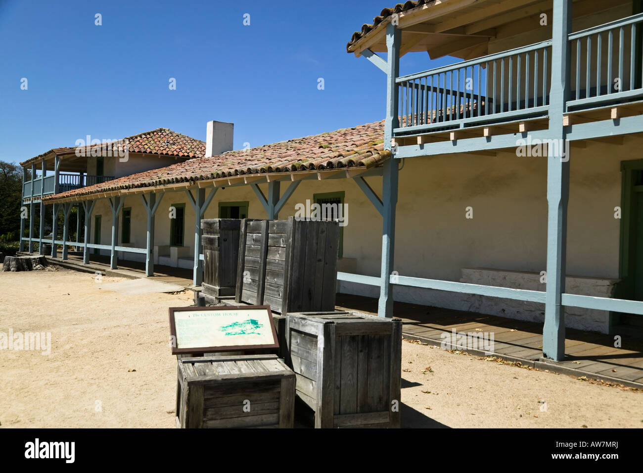 Monterey old custom house hi-res stock photography and images - Alamy