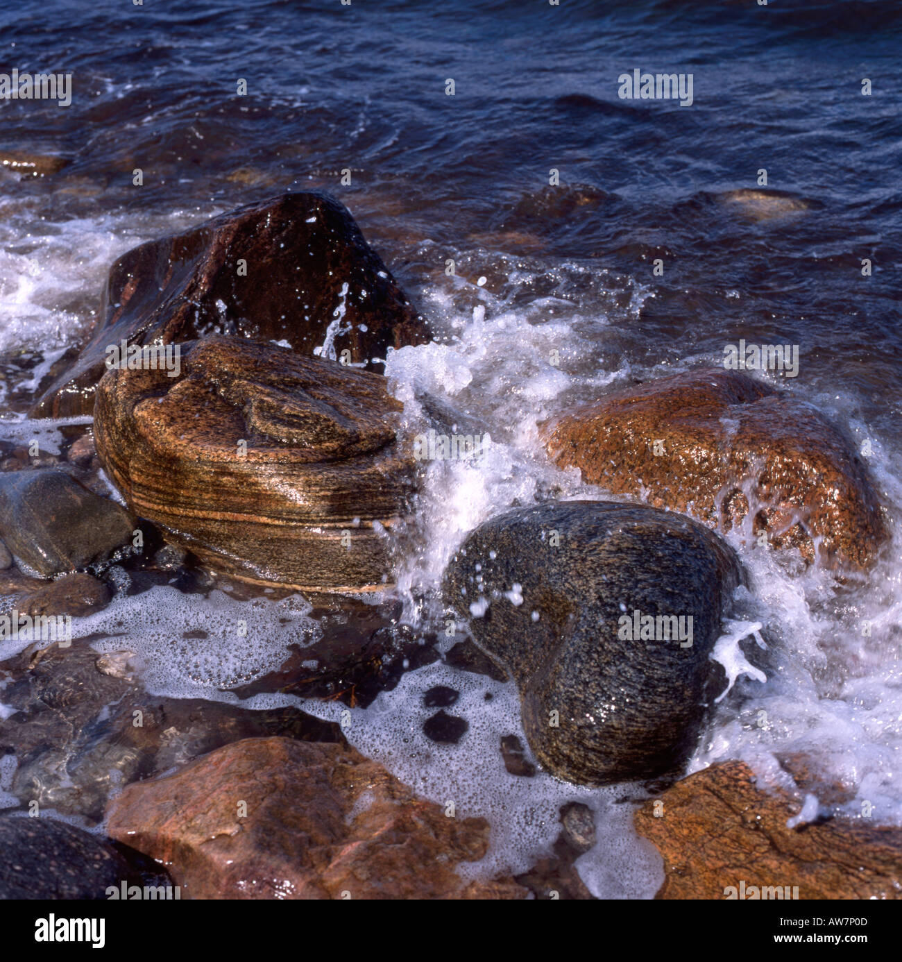 Stones and water Stock Photo - Alamy