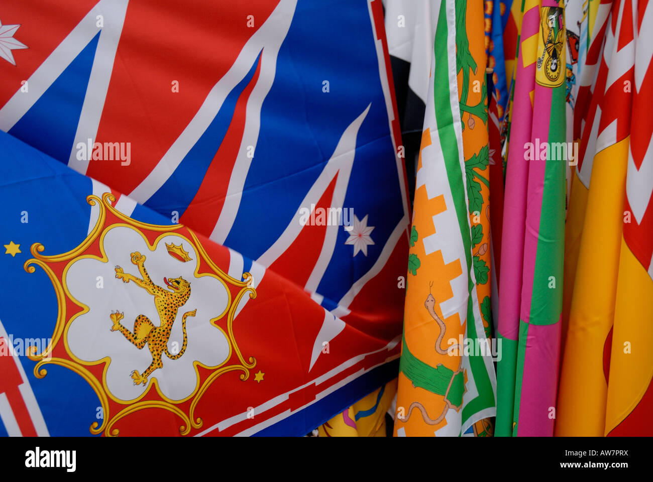 Flags of Siena, Tuscany, Italy Stock Photo - Alamy