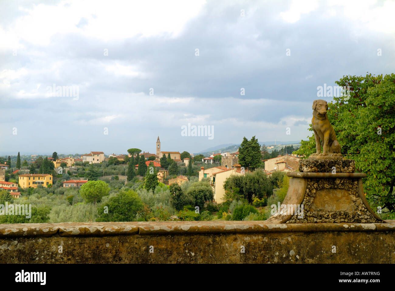 Gardens of the Villa Gamberaia at Settignano Tuscany Italy Stock Photo ...