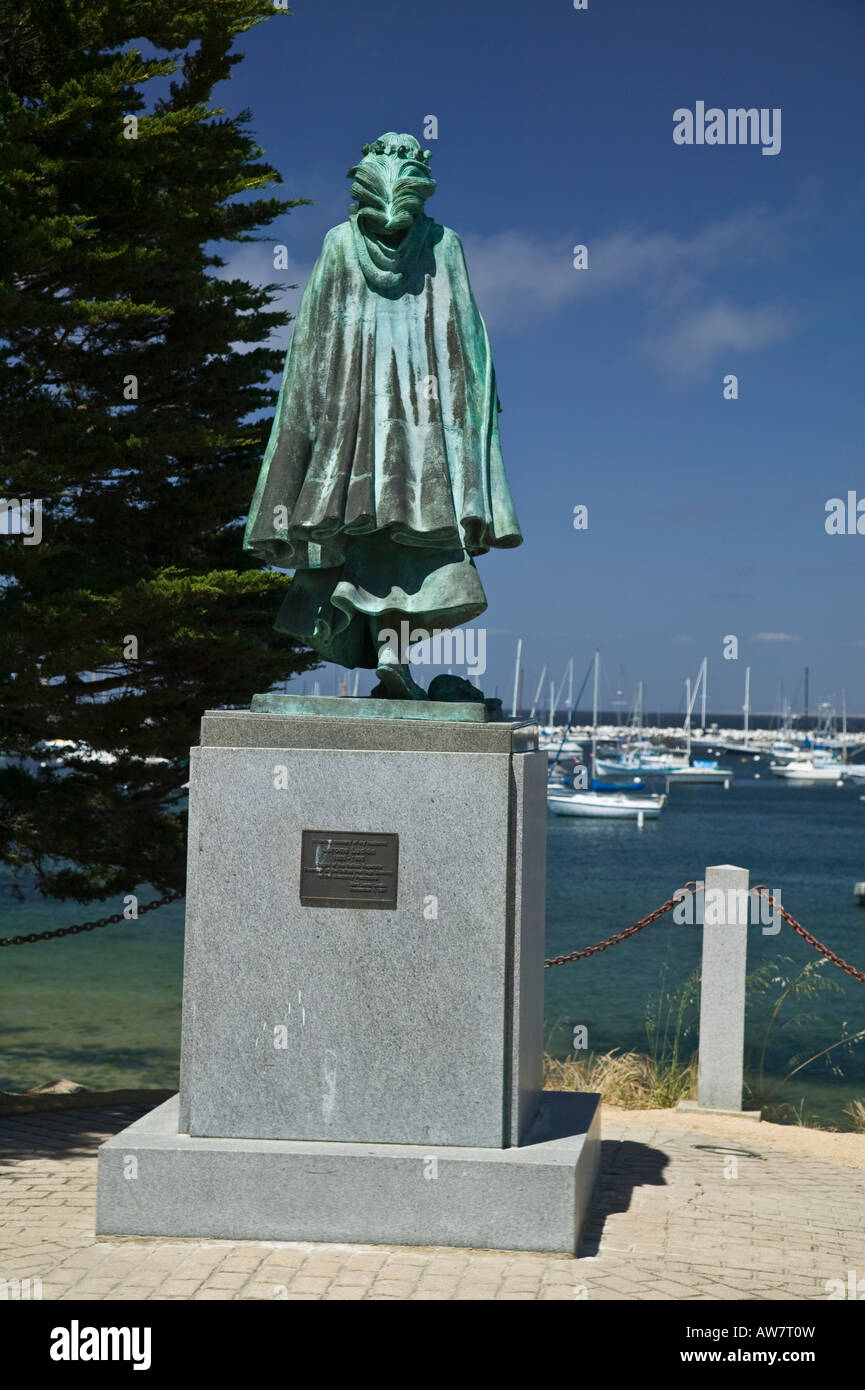 Jerome Lucido Statue Monterey Bay, California, USA Stock Photo - Alamy