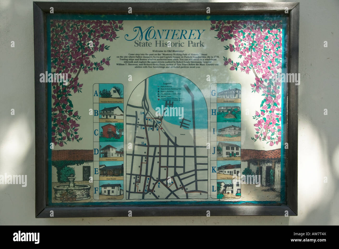 Monterey map hi-res stock photography and images - Alamy