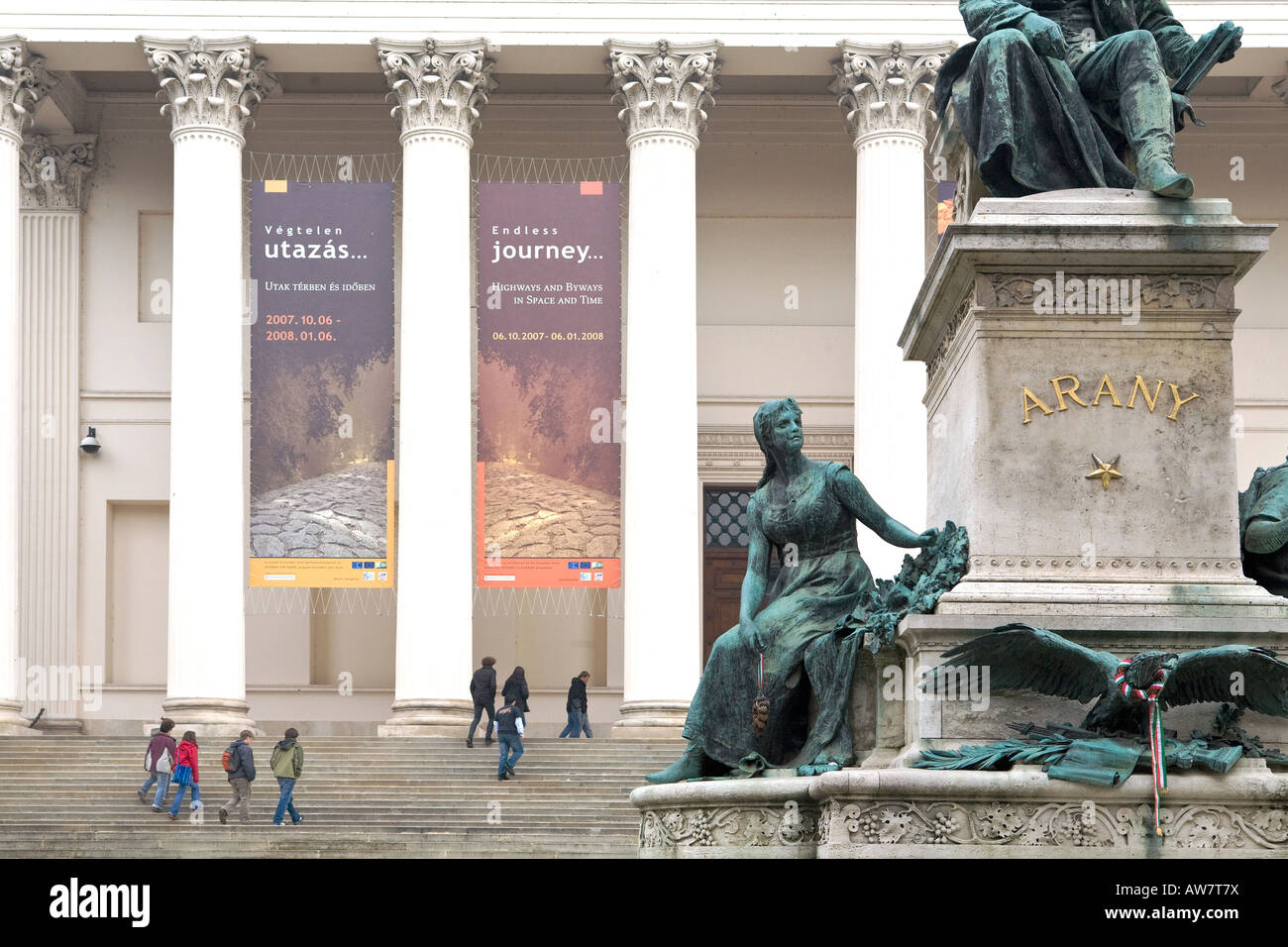 The Hungarian National Museum in Budapest Stock Photo - Alamy