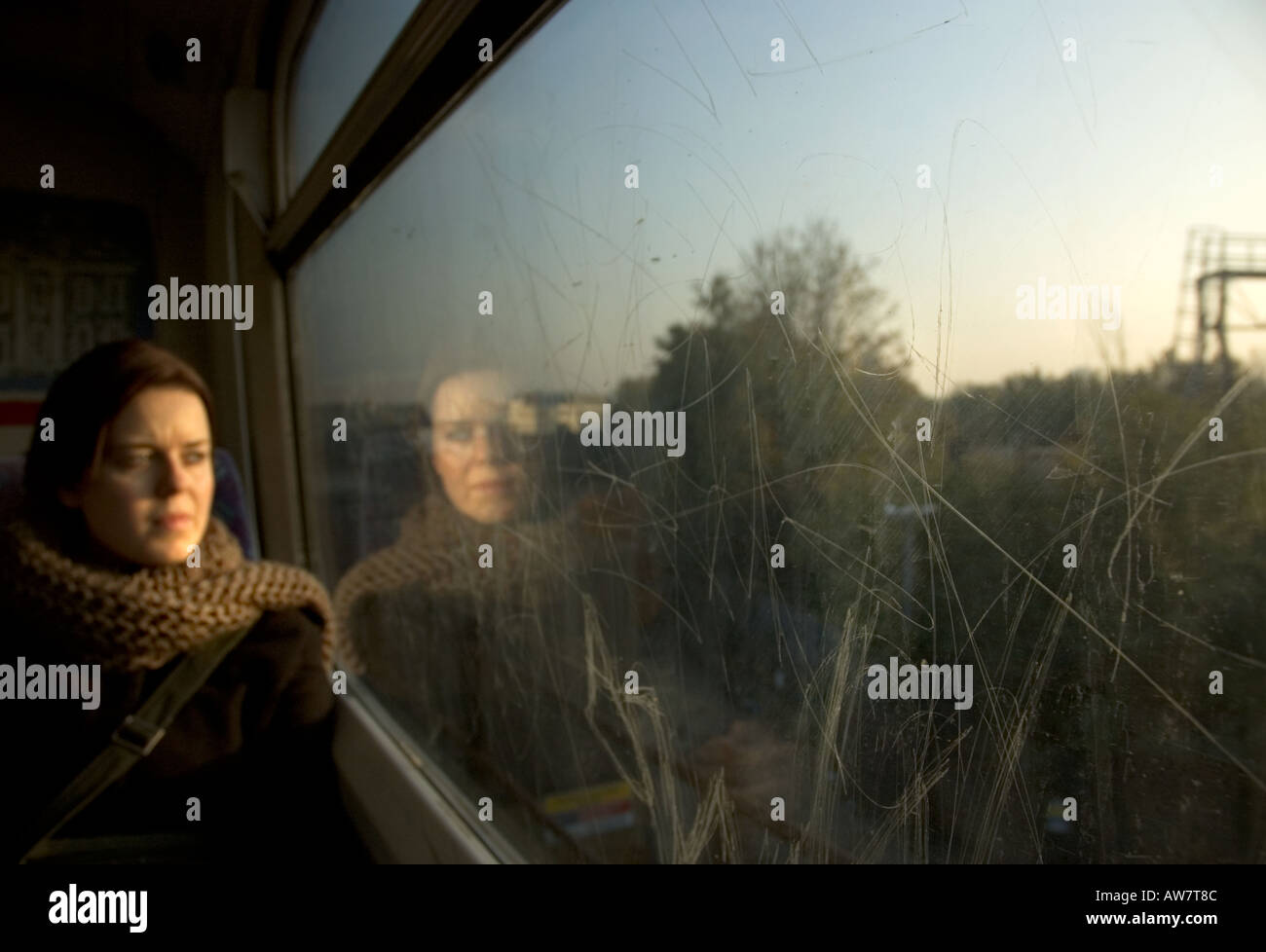 Scratched train window hi-res stock photography and images - Alamy