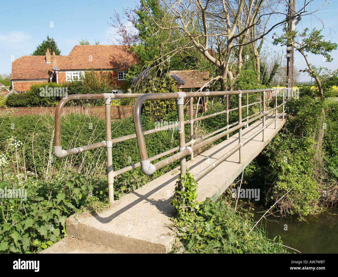Footbridge Over Ditch High Resolution Stock Photography and Images - Alamy
