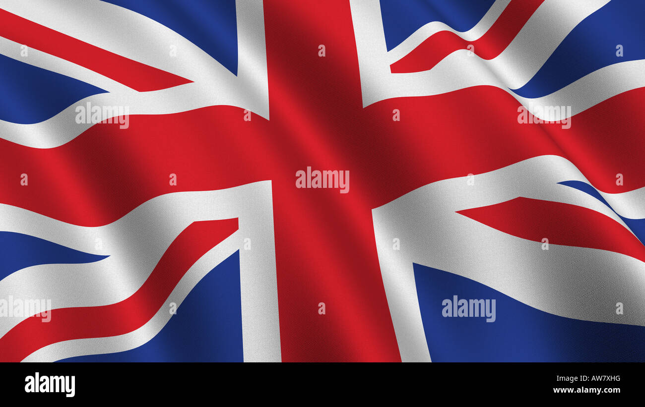 Flag of United Kingdom of Great Britain Stock Photo - Alamy