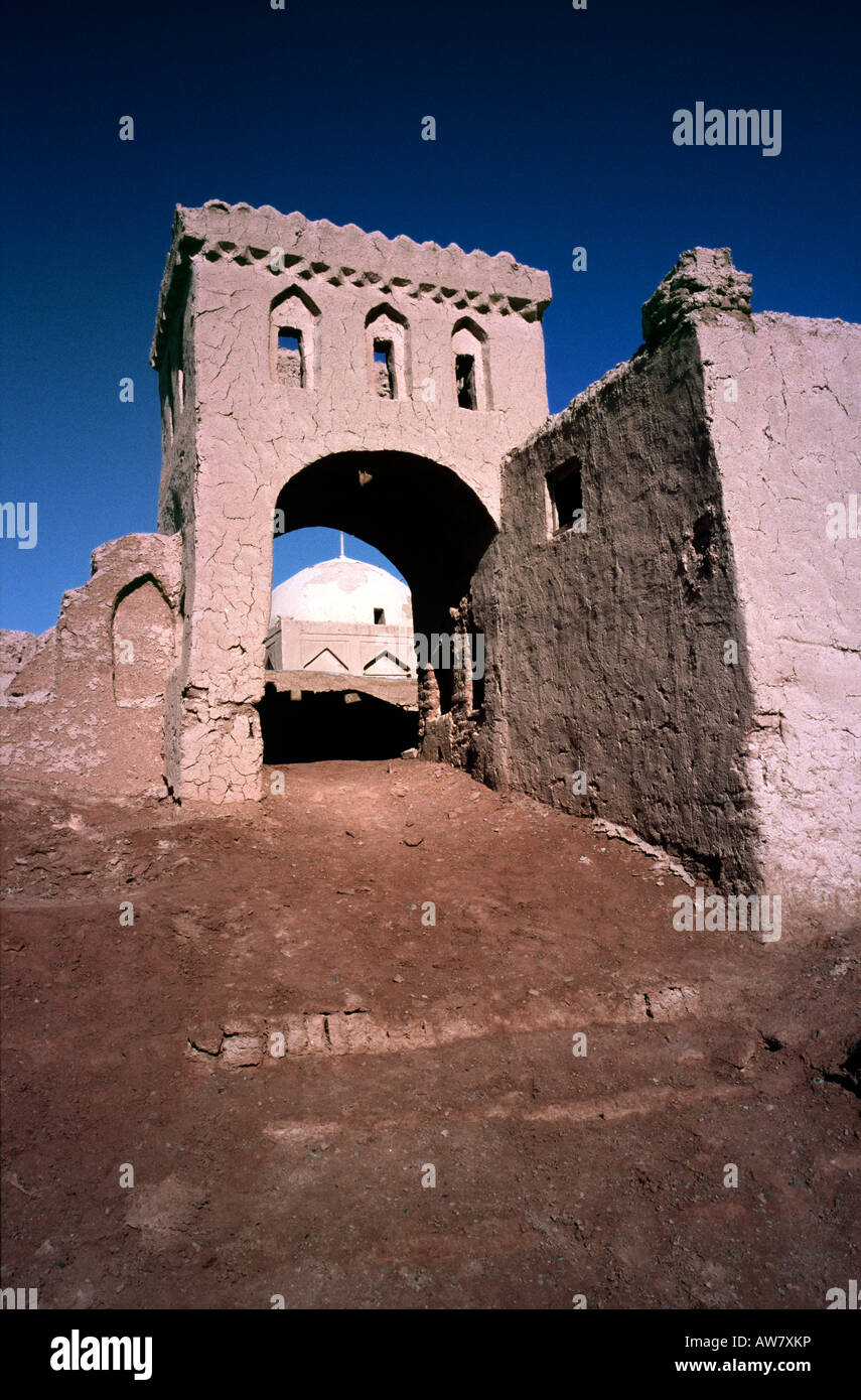 July 9, 2006 – Ancient Uighur village of Tuyoq in the Taklamakan desert ...