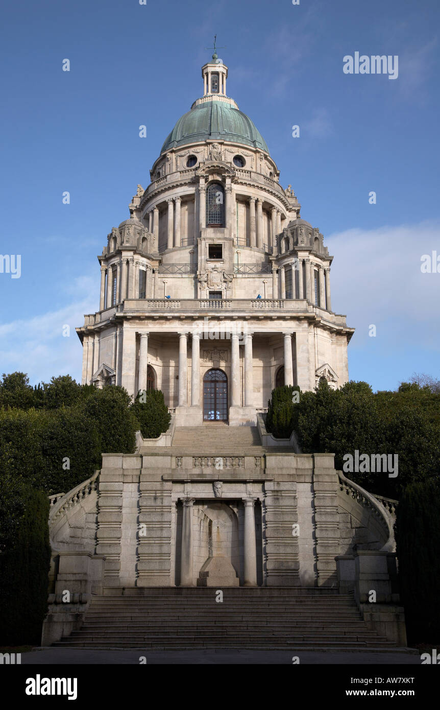 the Ashton Memorial in Williamson Park in Lancaster Lancashire England ...