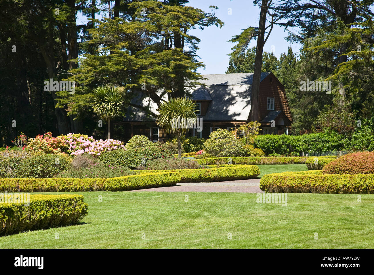 Shore Acres Gardens State Park, Oregon, USA Stock Photo - Alamy