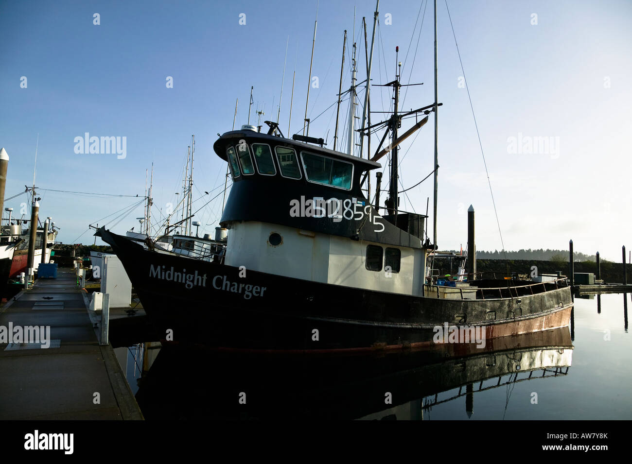Fishing fleet Neah Bay, Washington, USA Stock Photo - Alamy