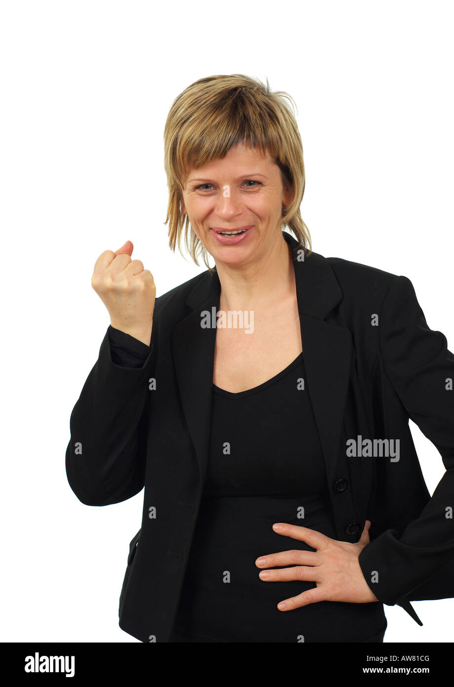 Business woman studio shoot on hi-res stock photography and images - Alamy