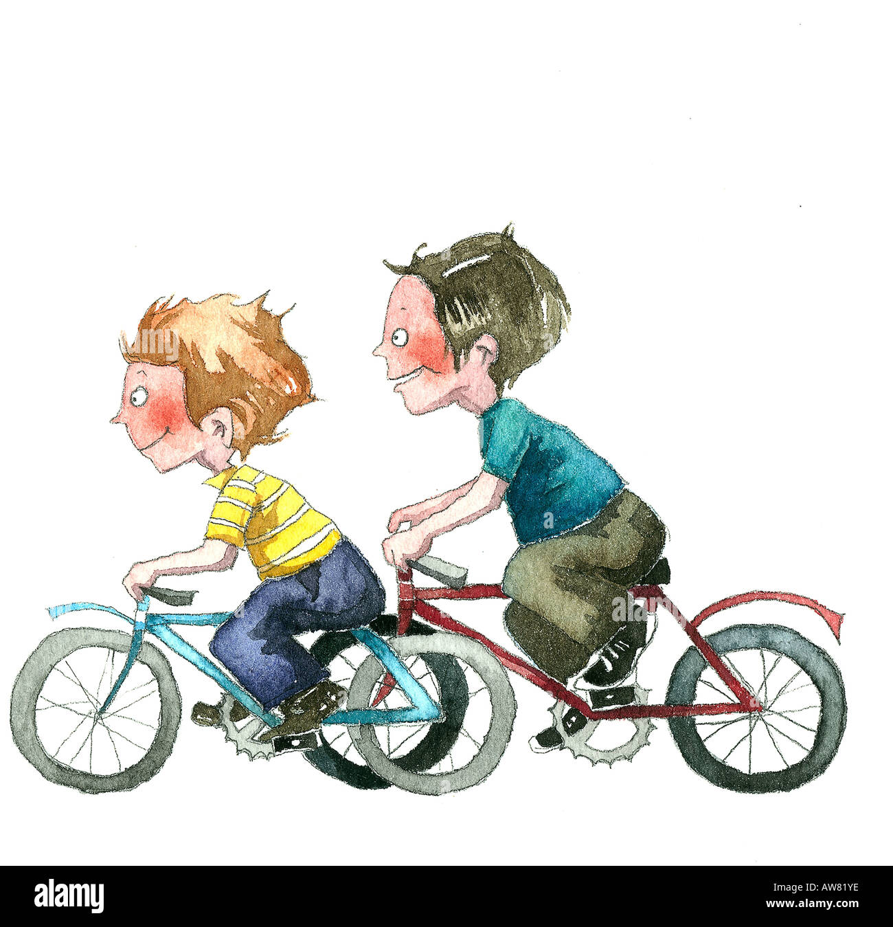 Cycles two Cut Out Stock Images & Pictures - Alamy