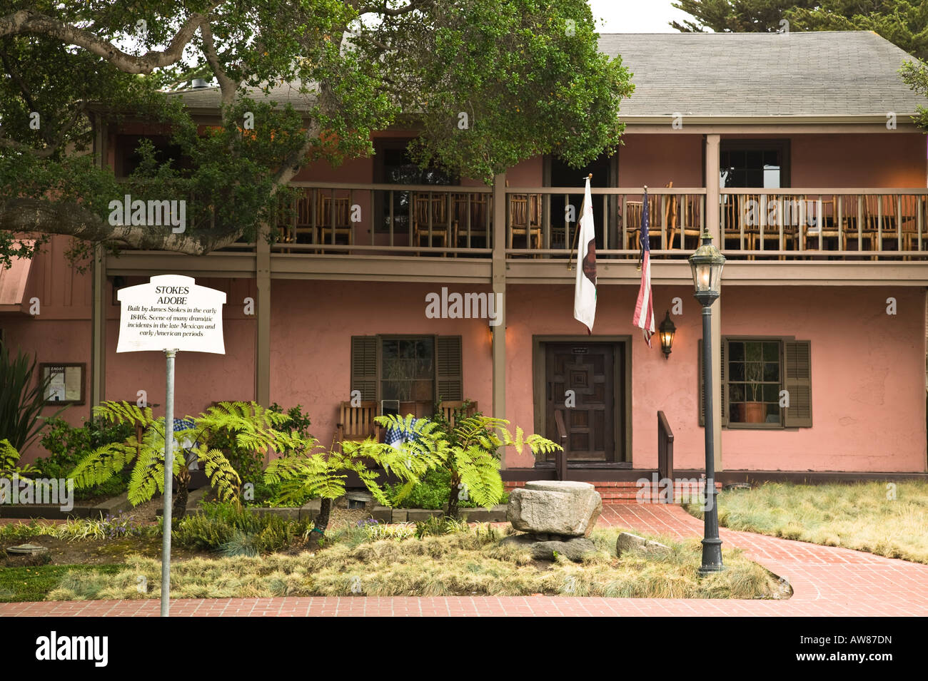 Monterey, historic adobe building hi-res stock photography and images ...