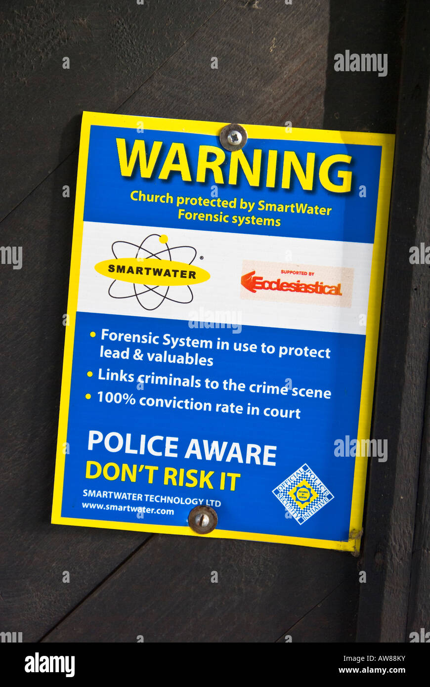 Smartwater sign hi-res stock photography and images - Alamy