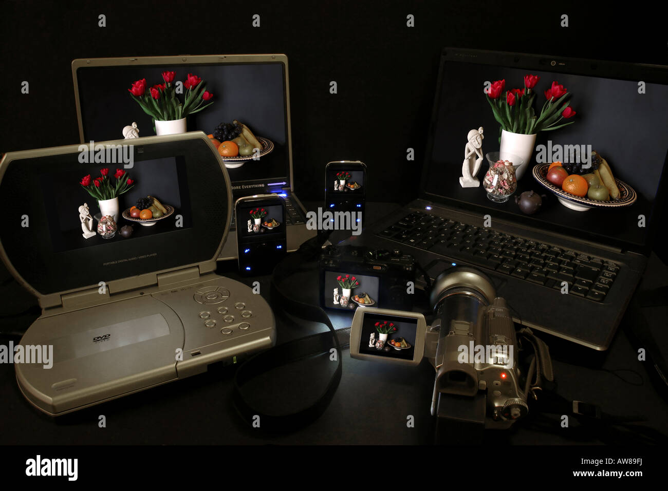 Electronic Still Life Stock Photo - Alamy