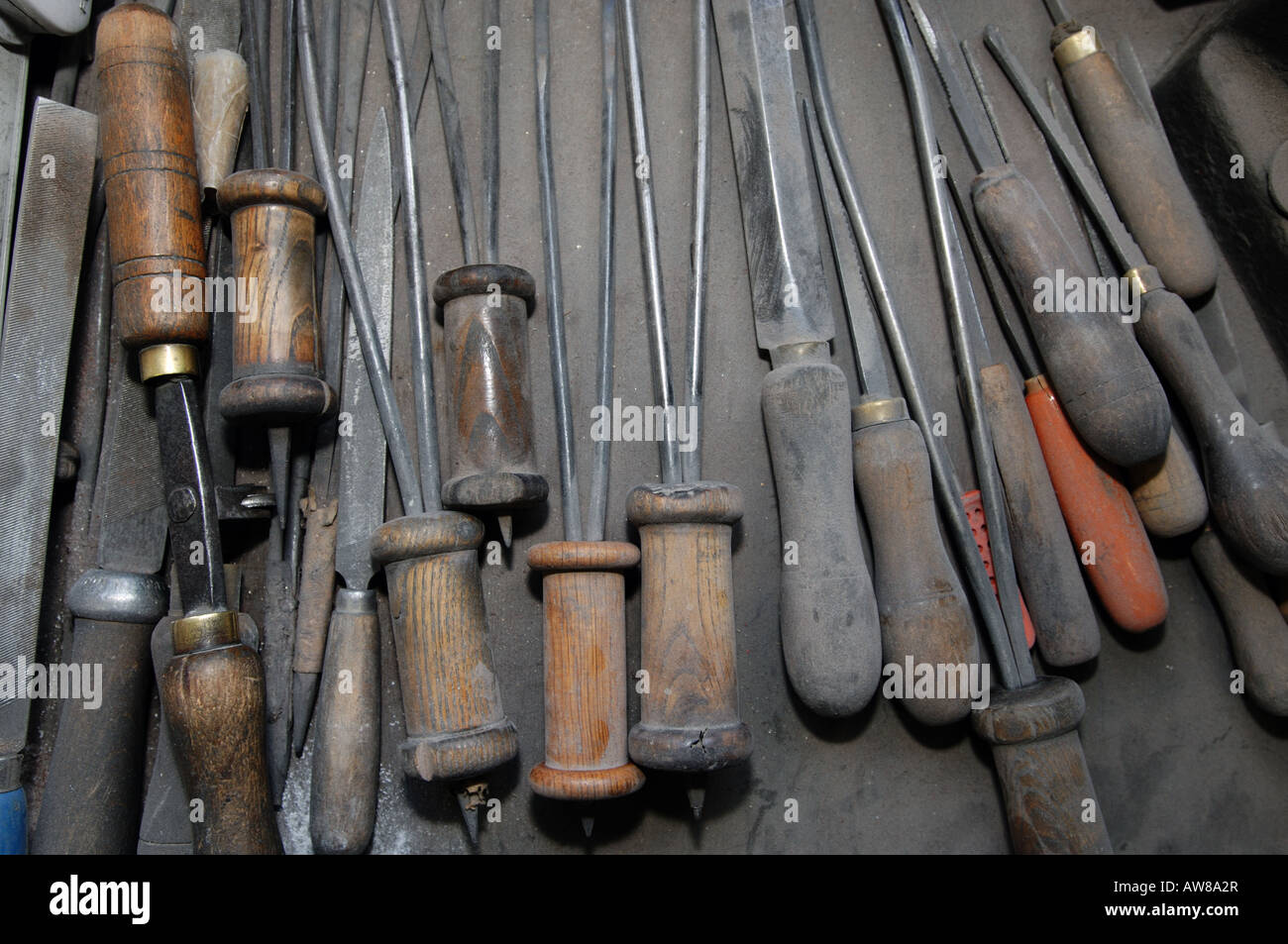 Stan Shaw Cultlery Craft Workshop Sheffield Stock Photo - Alamy