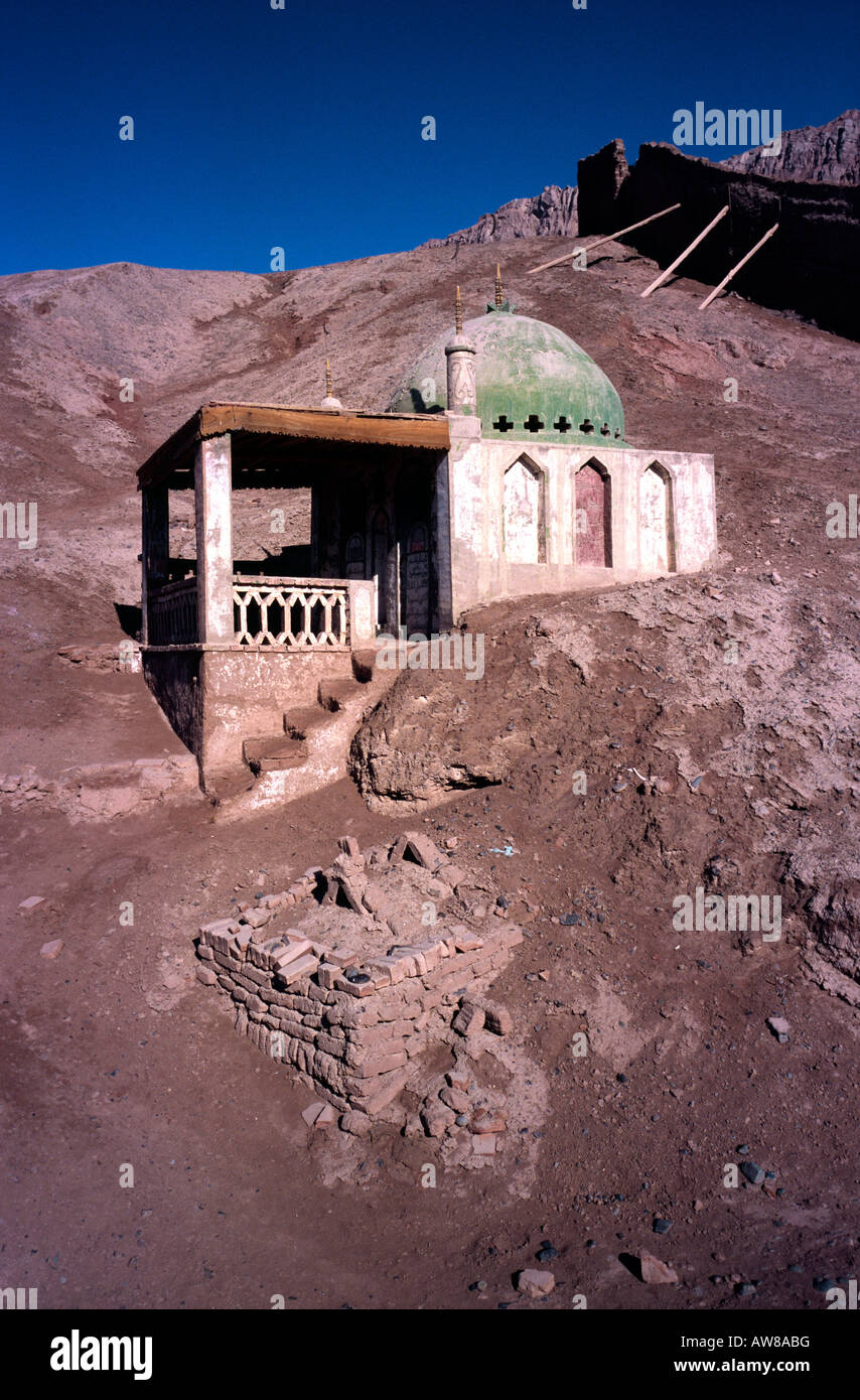 July 9, 2006 – Ancient Uighur village of Tuyoq in the Taklamakan desert ...
