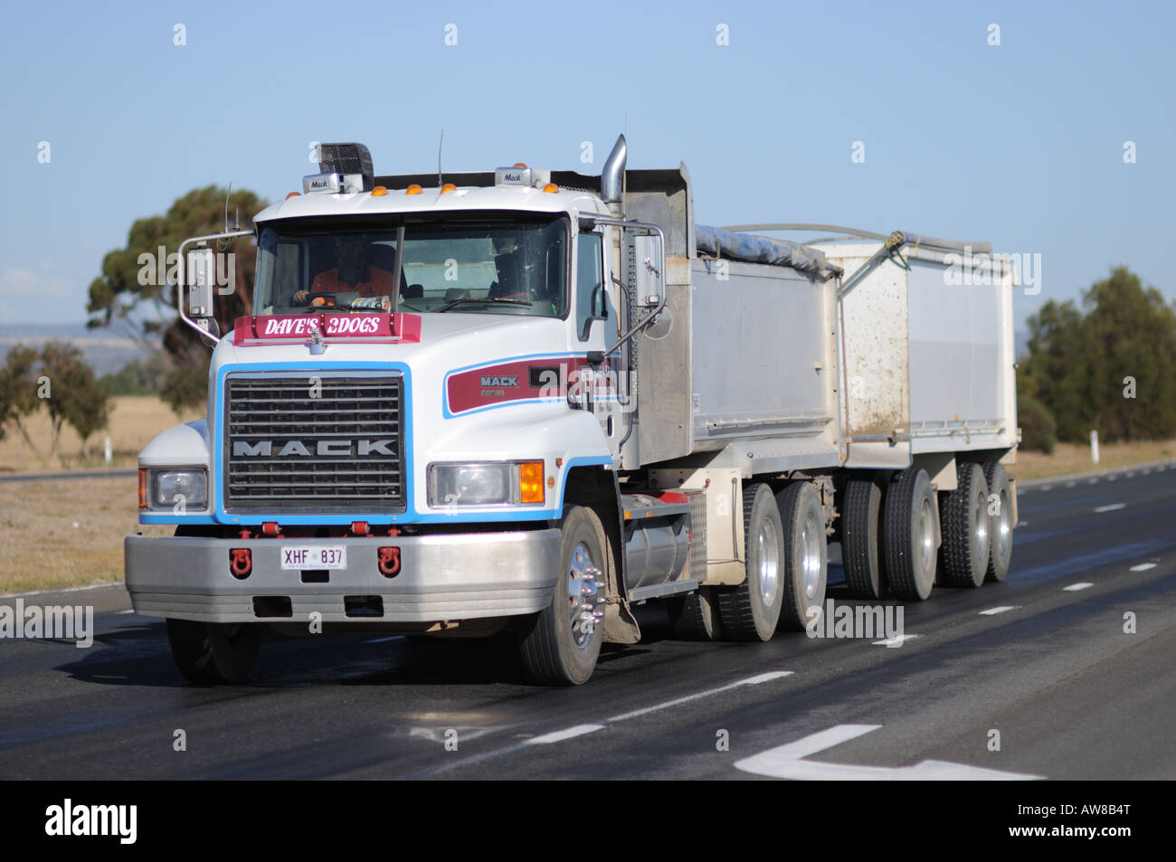 Mack truck road train hi-res stock photography and images - Alamy
