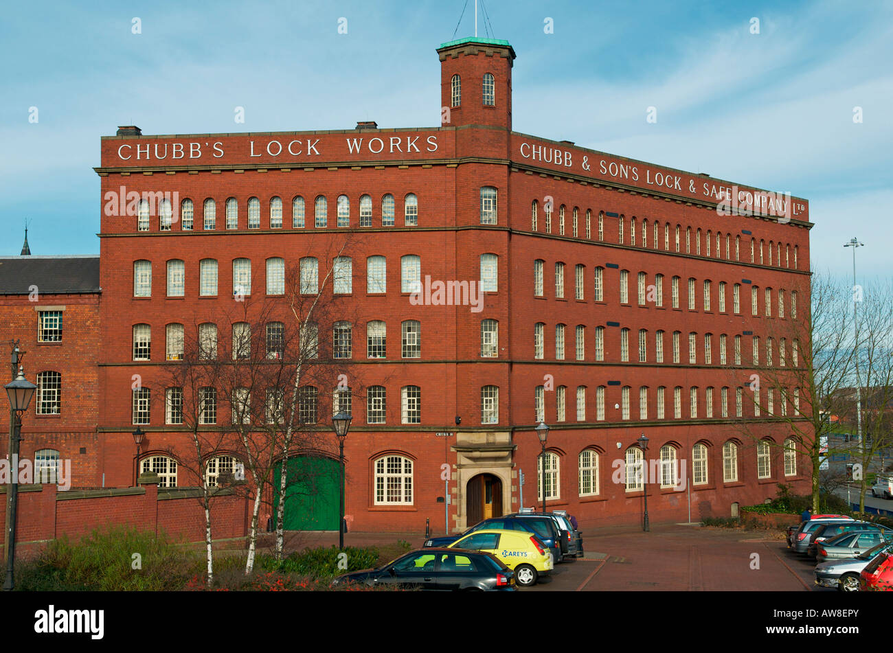 Chubb Building or Lighthouse Media Centre Wolverhampton Stock Photo - Alamy