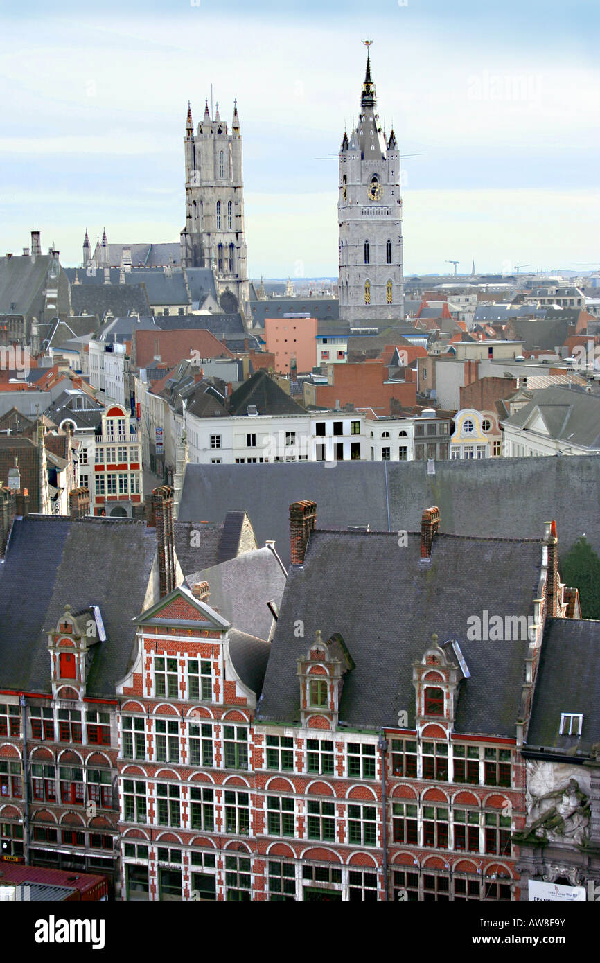 Historic city center of ghent hi-res stock photography and images - Alamy