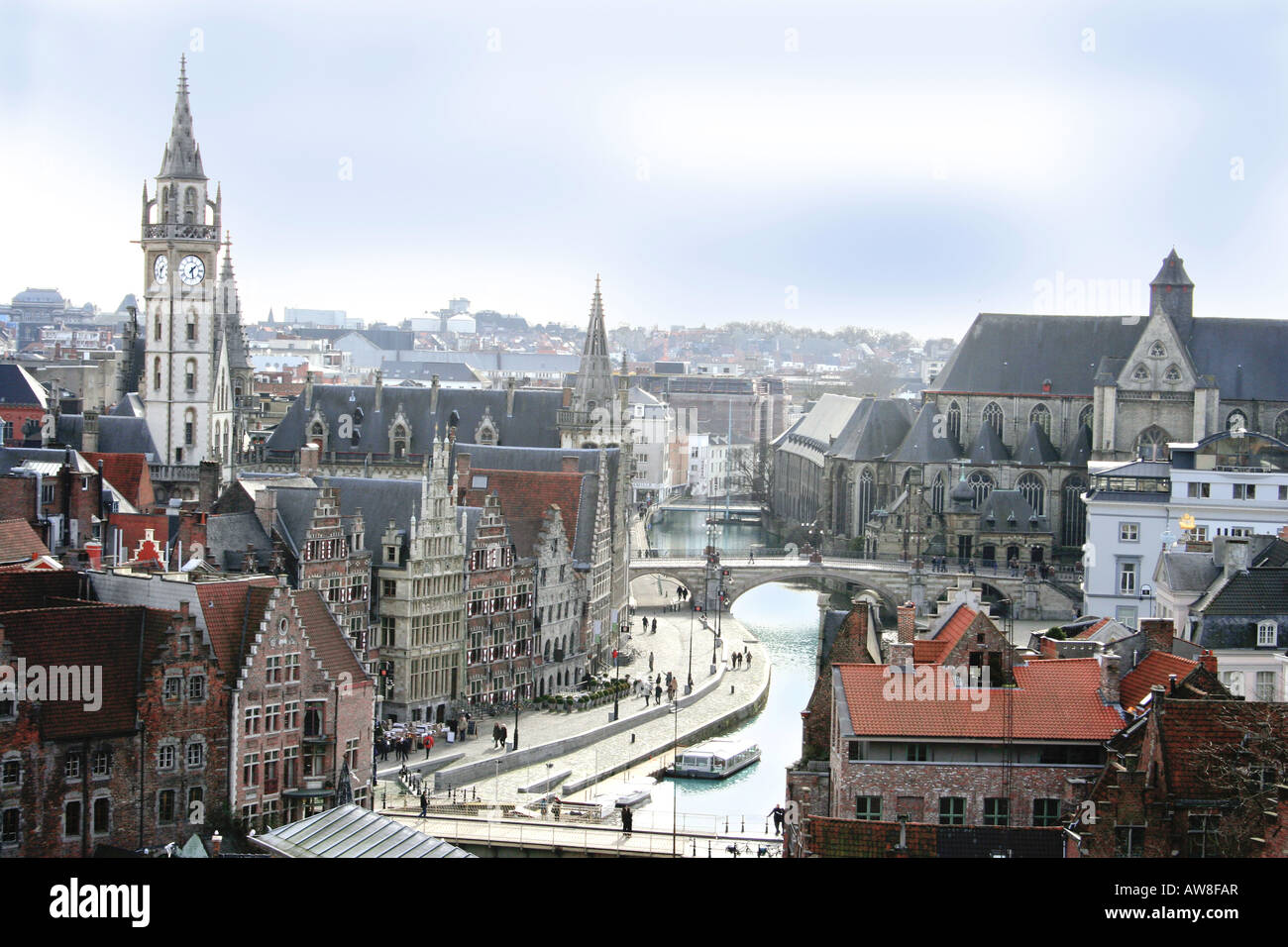 Ghent center hi-res stock photography and images - Alamy