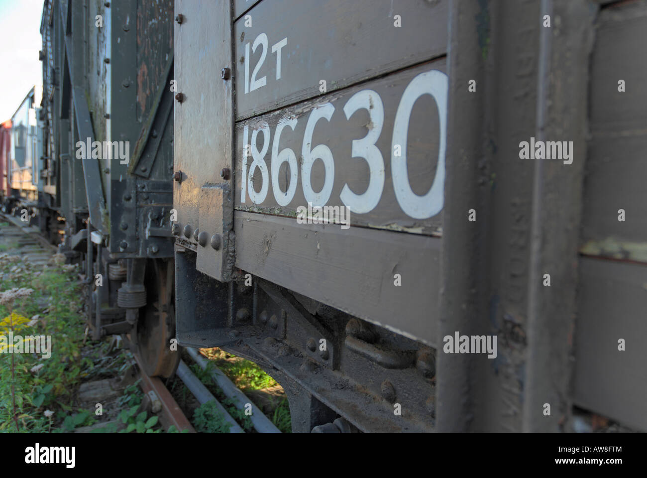 Railway goods van hi-res stock photography and images - Alamy
