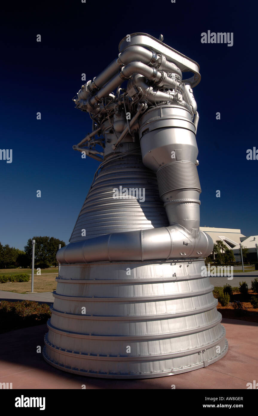 Kennedy Rocket Garden rocket motor Stock Photo - Alamy