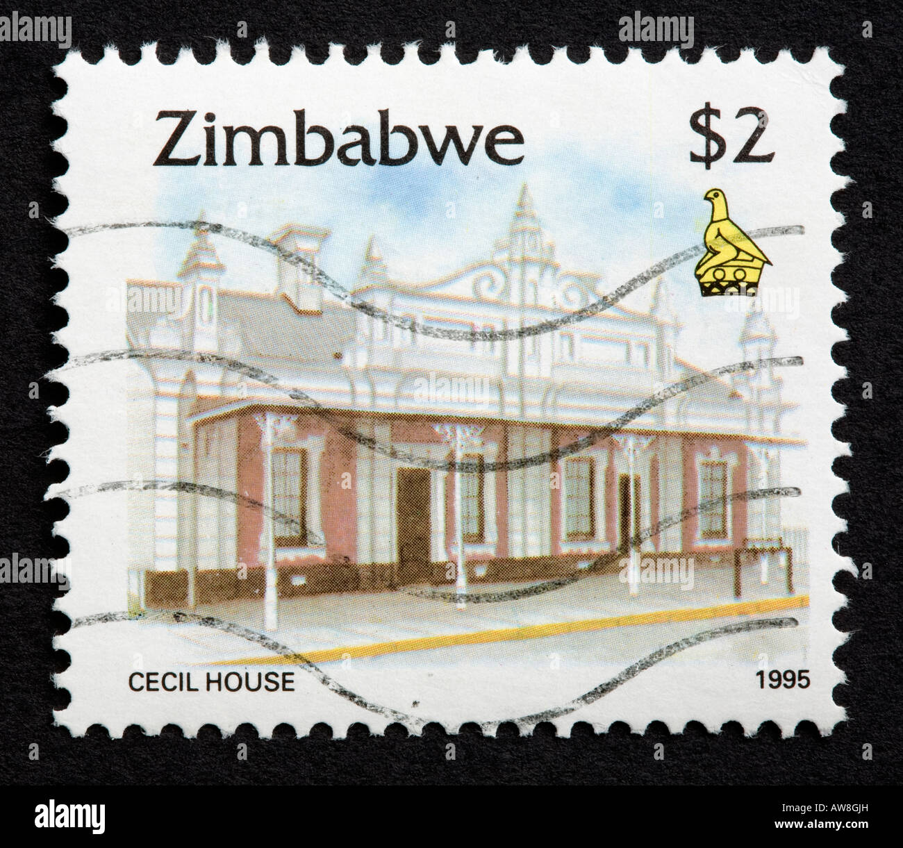 Zimbabwean postage stamp Stock Photo - Alamy