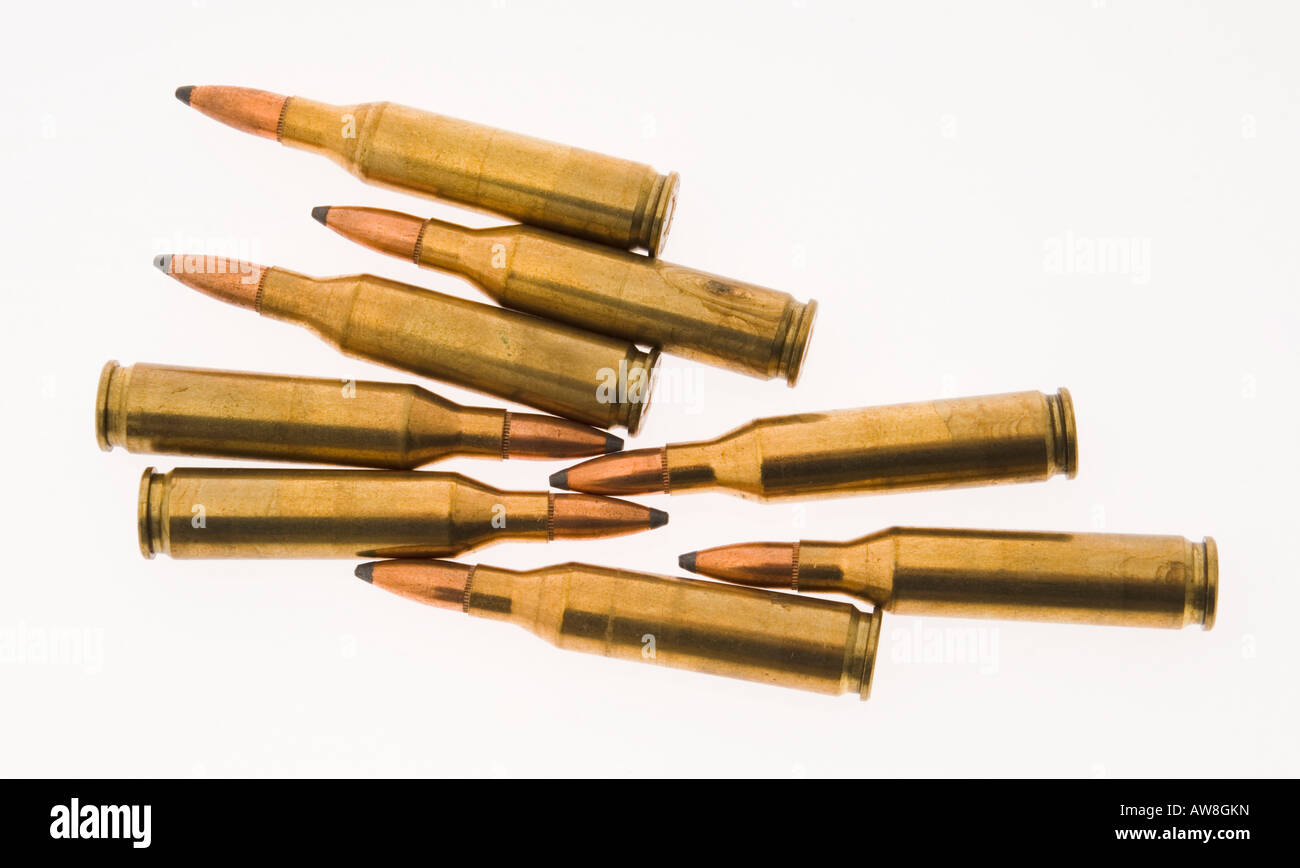 Bullet casings Cut Out Stock Images & Pictures - Alamy