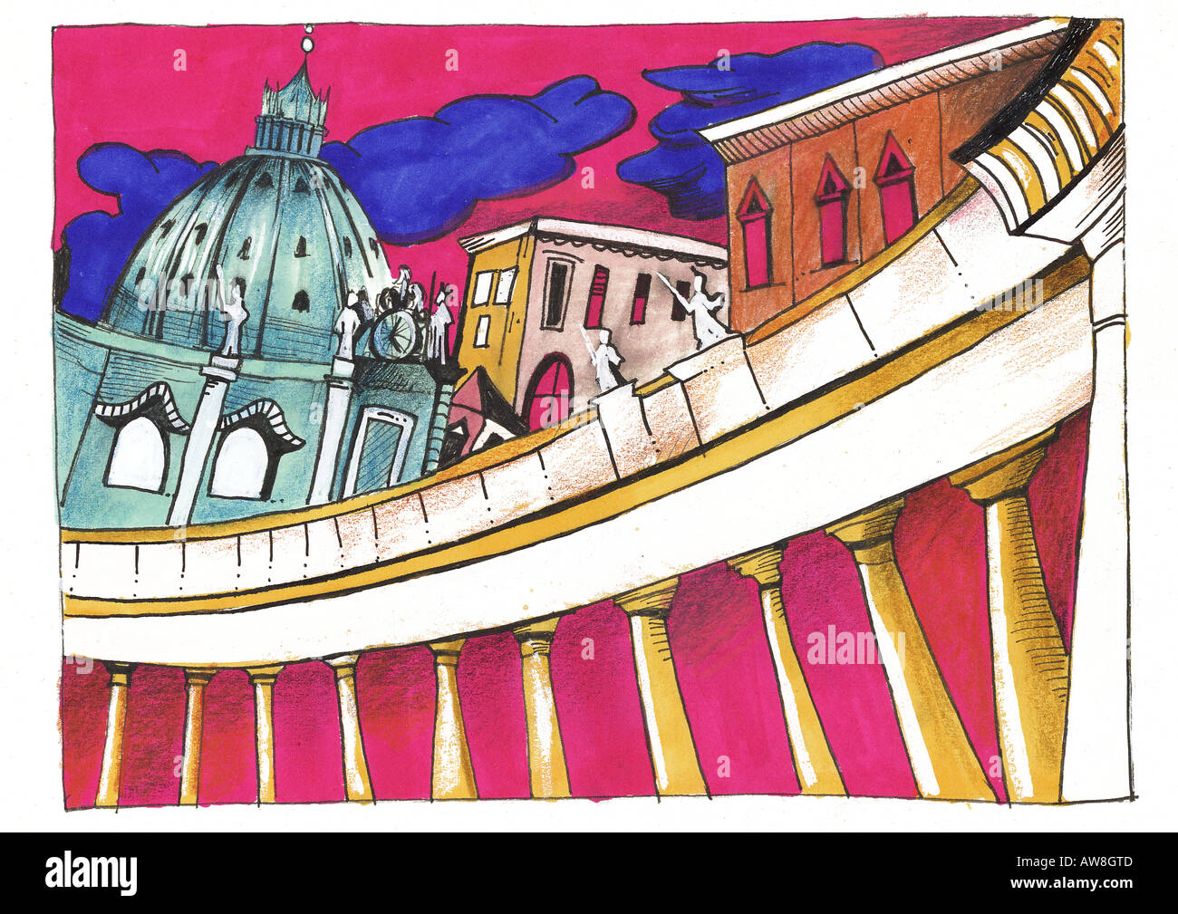 The city of Rome Stock Photo - Alamy