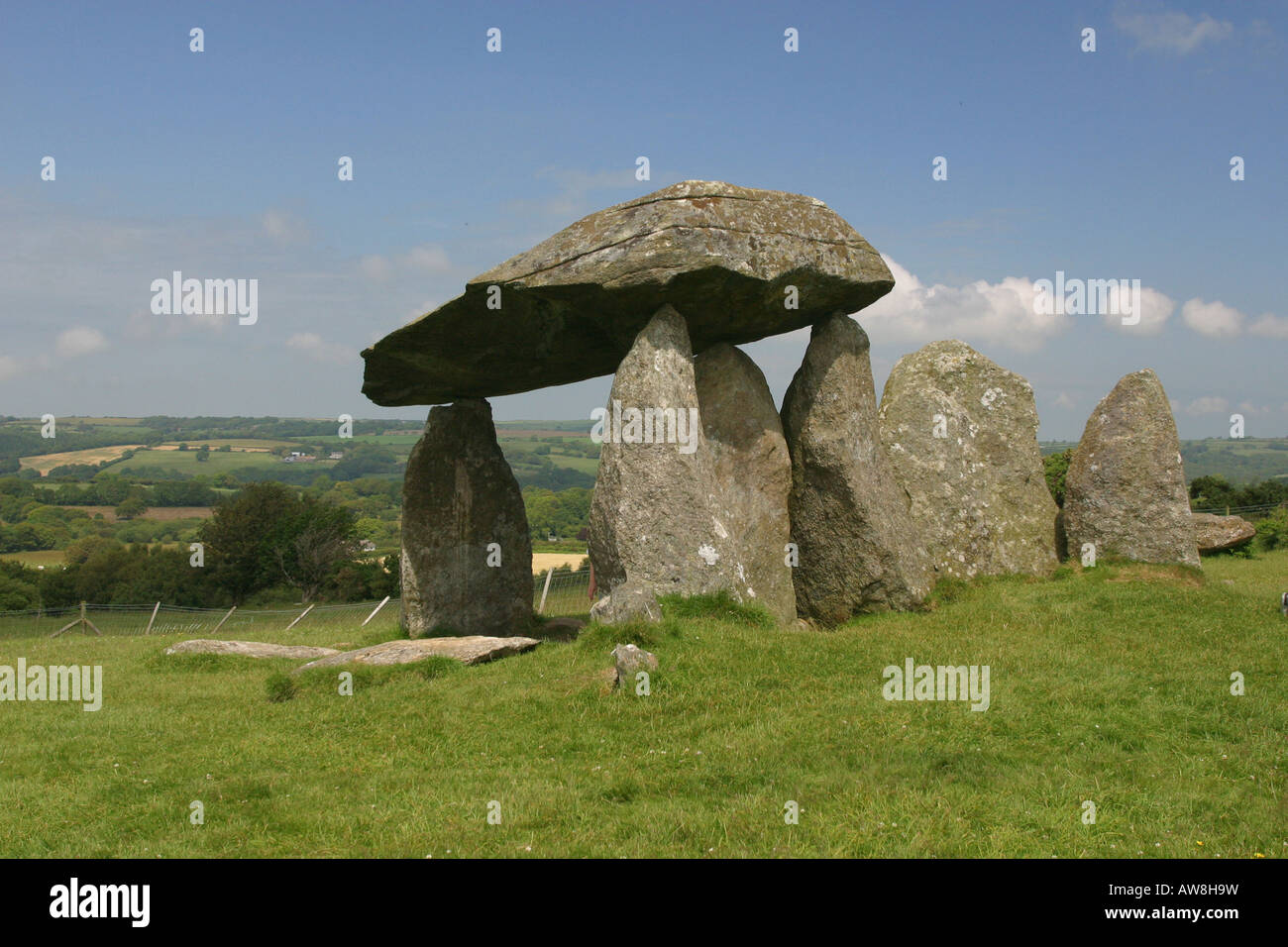 Pentre Ifan Pembrokeshire Wales megalitic cromlech ancient monument ...