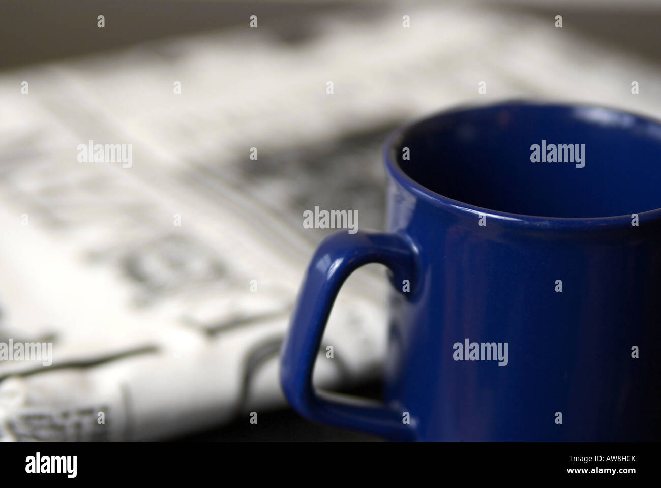 Cafe culture coffee newspaper close up hi-res stock photography and ...