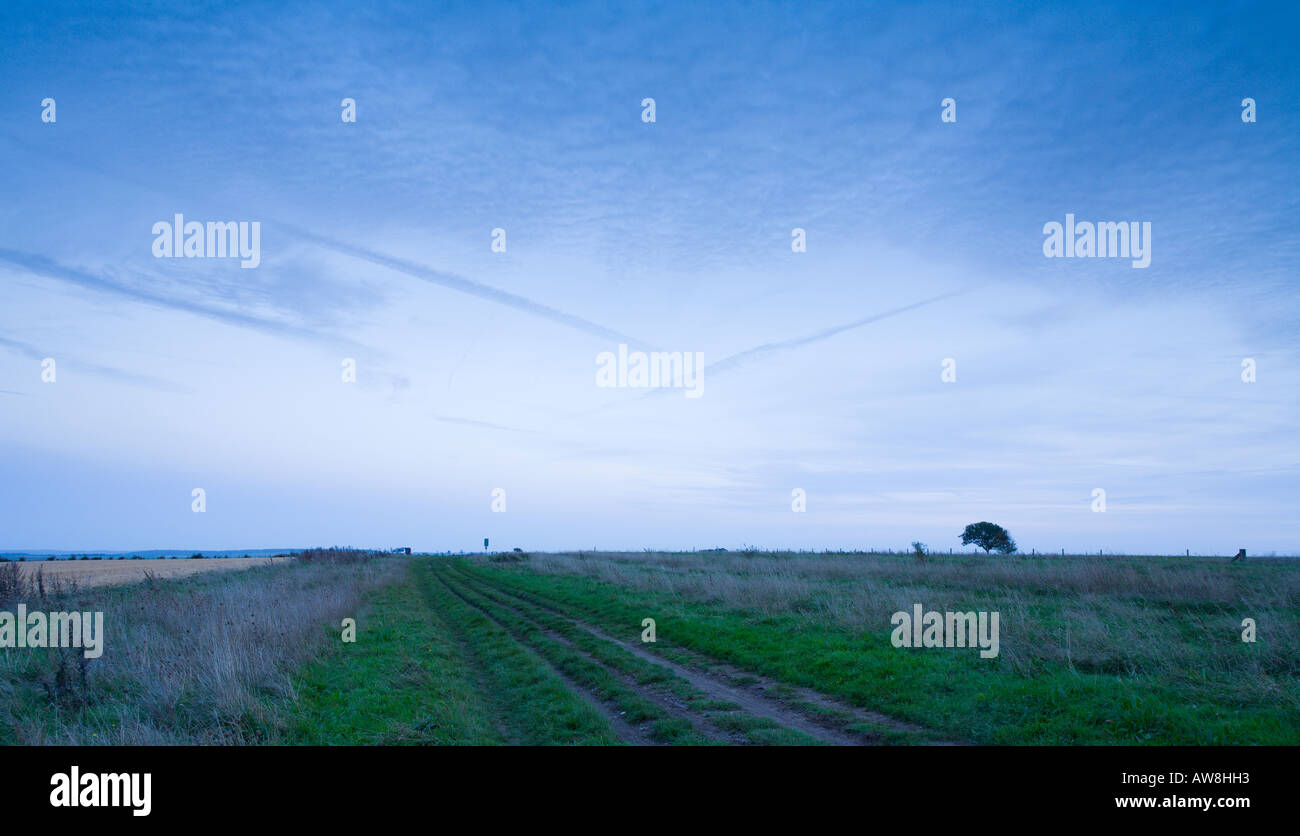 The Ridgeway long distance path along the boader of Berkshire and ...