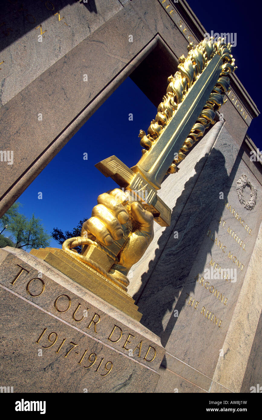 Second Division Memorial Washington DC Stock Photo - Alamy