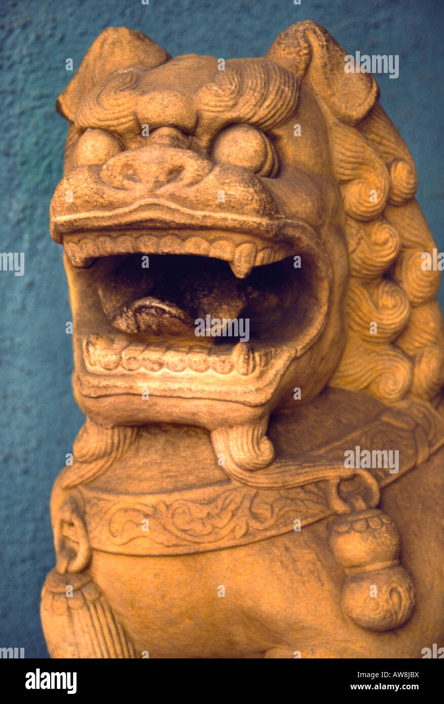 Imperial guardian lion or fu lion or fu dog Stock Photo - Alamy