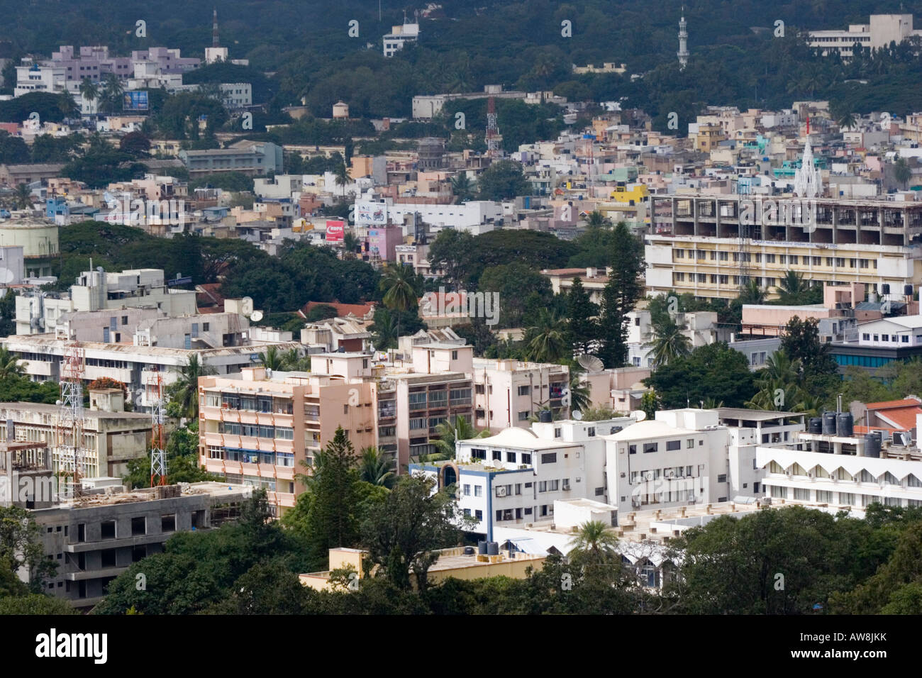 Bangalore india aerial hi-res stock photography and images - Alamy