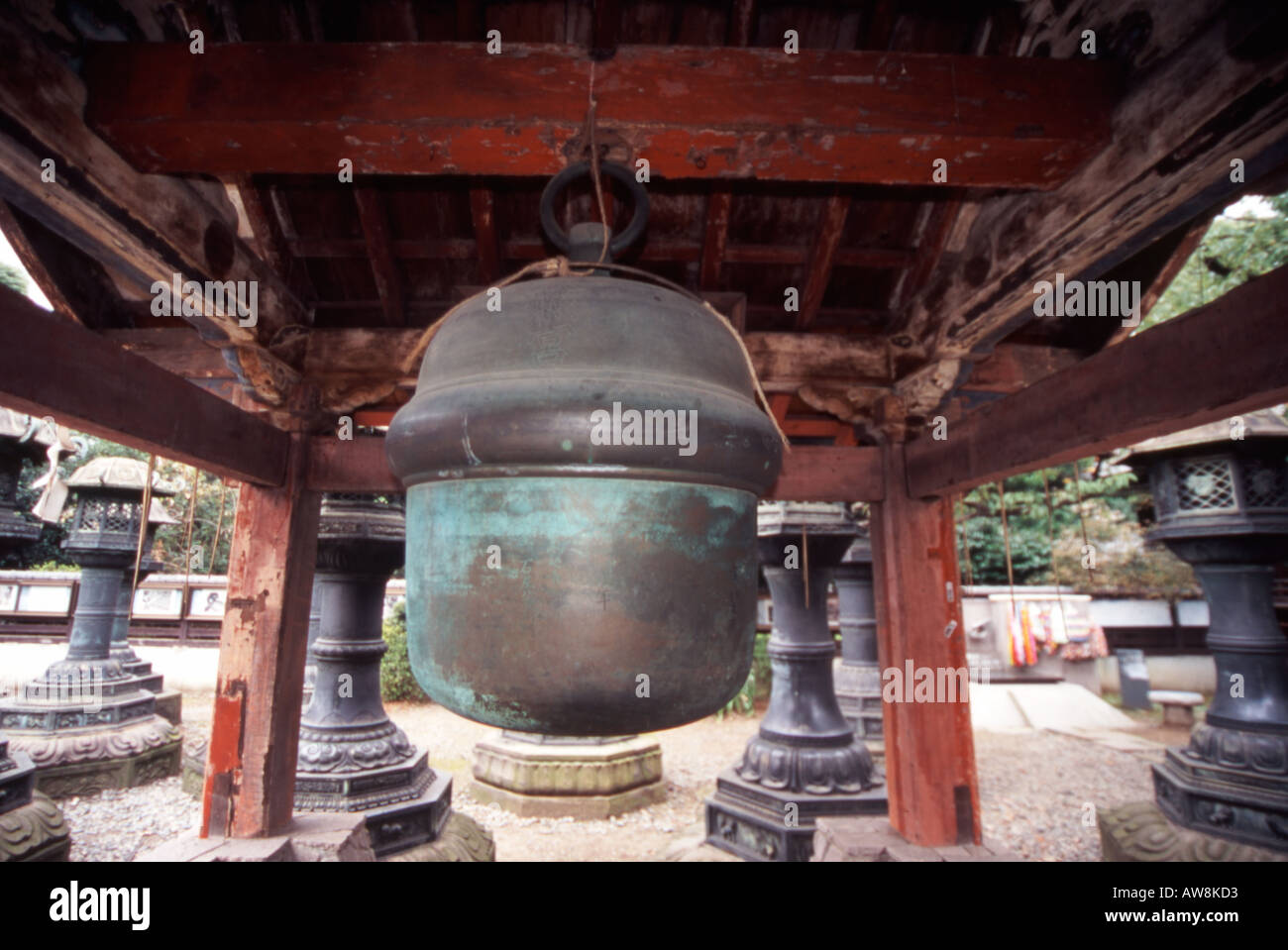 Big Bell Ueno Park Tokyo Japan Stock Photo - Alamy