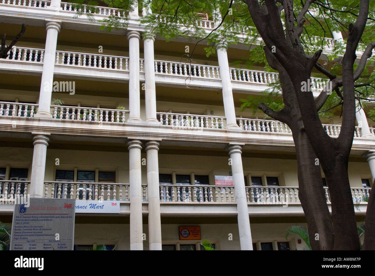 The old GPO building in Bangalore India Stock Photo - Alamy