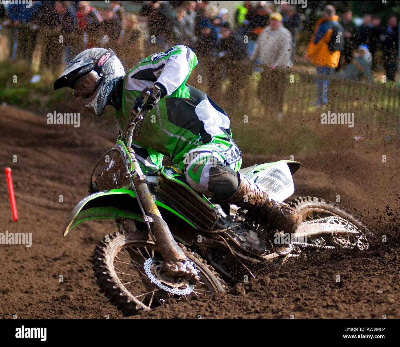 Motocross race at the Hawkstone International Motocross 02/03/08 Stock ...
